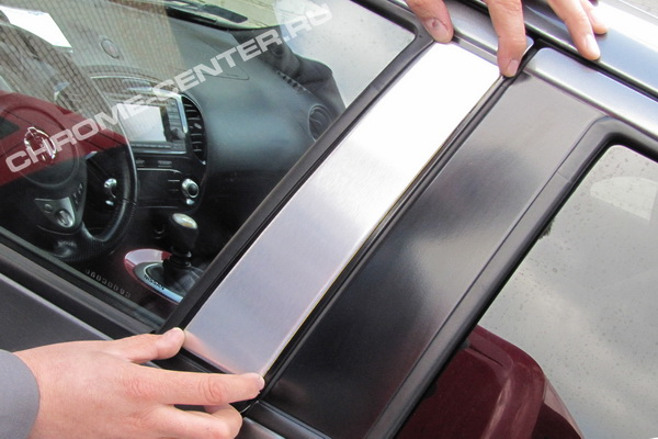 Накладки на стойки дверей Mitsubishi ASX (2010- ) – купить в ...